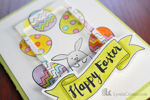 Hoppy Easter Layered Card – LyndaCreates
