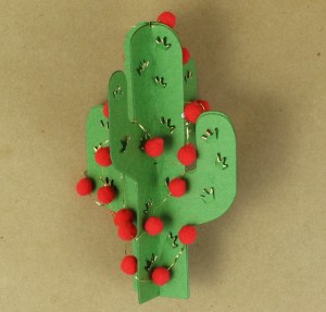 Christmas Cactus Craft – LyndaCreates