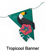 Tropicool Vibes Toucan Party Banner – LyndaCreates