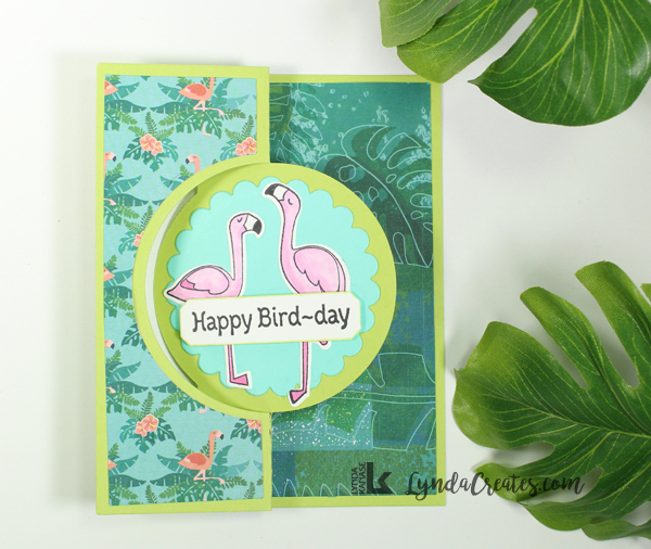 Tropical Flip-it Birthday Card – LyndaCreates