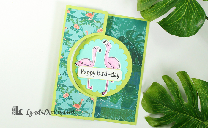 Tropical Flip-it Birthday Card – LyndaCreates