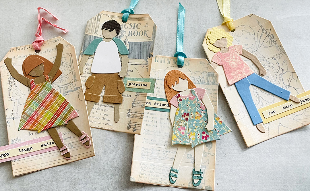 More Ways to pose these charming Paper Cut Characters – LyndaCreates