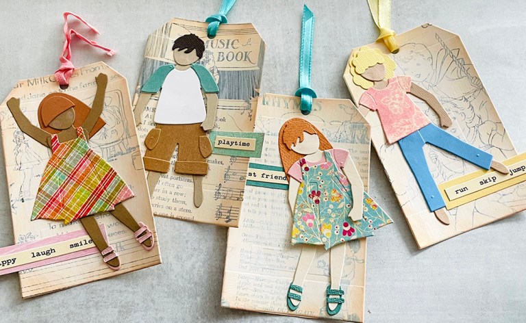 More Ways to pose these charming Paper Cut Characters – LyndaCreates