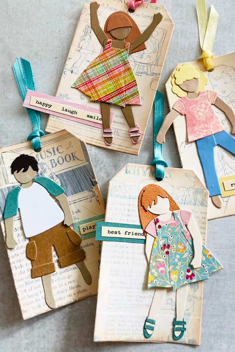 More Ways to pose these charming Paper Cut Characters – LyndaCreates