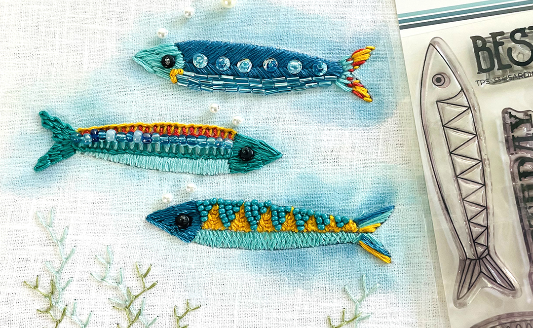 Stitched Sardine Surprise – LyndaCreates