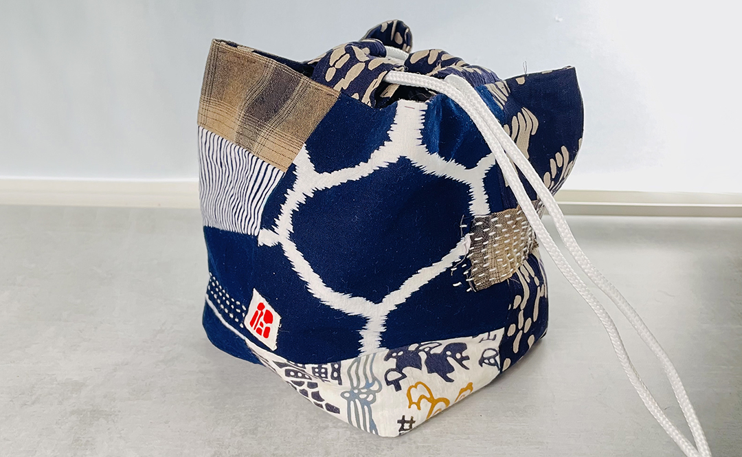 Assembling a Japanese Rice Bag with Vintage Fabrics – Part 2 – LyndaCreates
