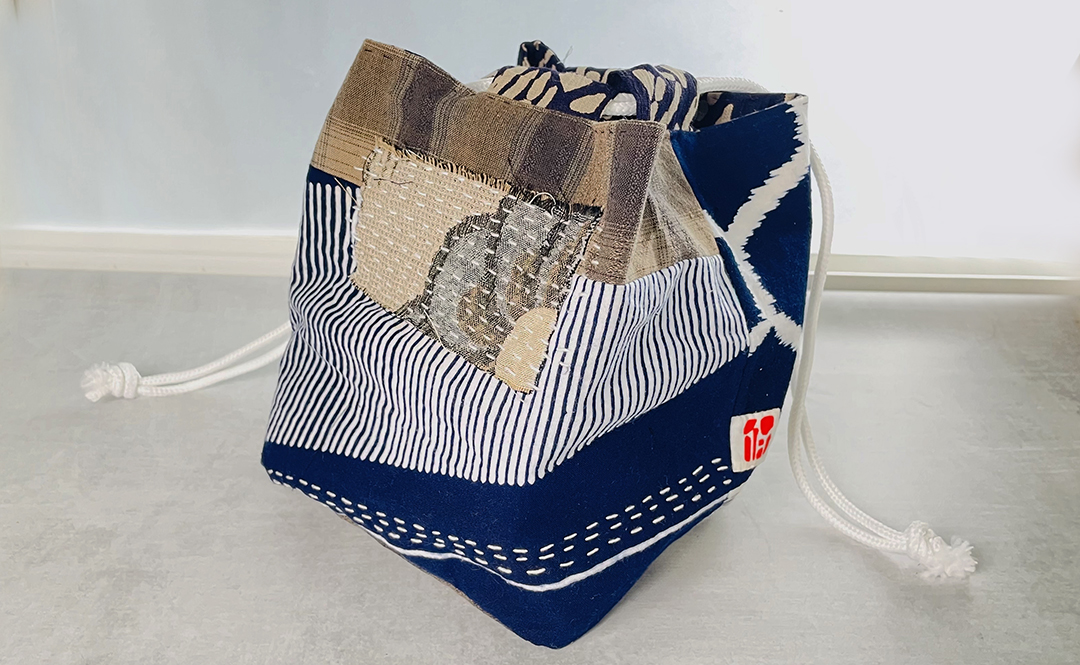 Assembling a Japanese Rice Bag with Vintage Fabrics – Part 2 – LyndaCreates